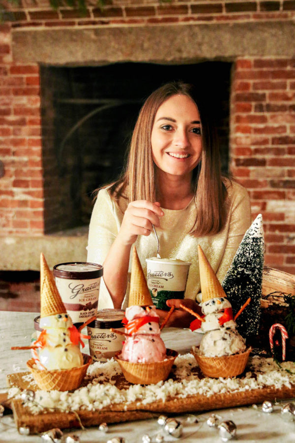 How To Make Ice Cream Snowmen, An Easy Holiday Dessert With Graeter's ...