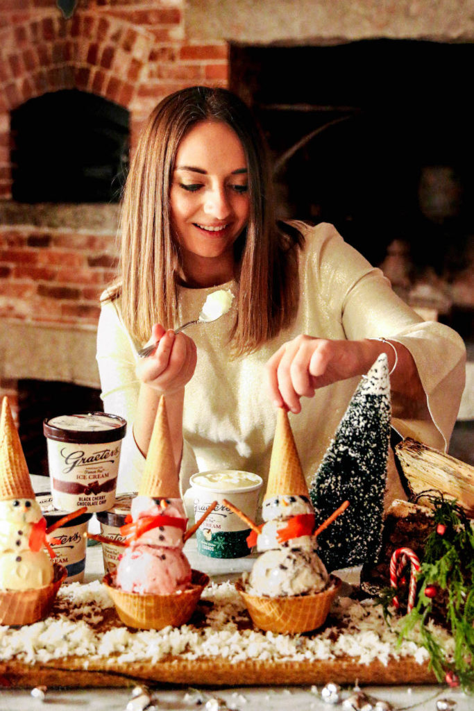 How To Make Ice Cream Snowmen, An Easy Holiday Dessert With Graeter's ...