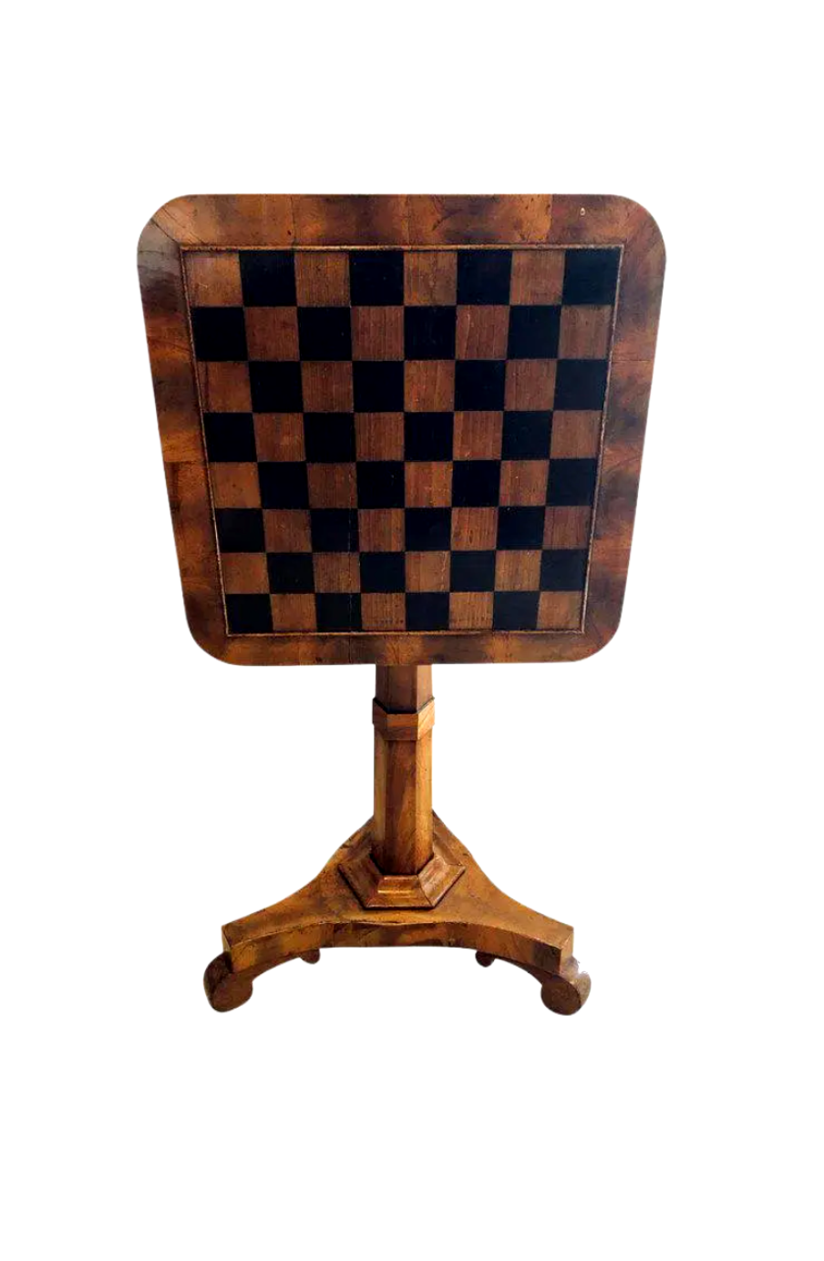 19th Century English Tilt Top Game Checkerboard - Aubrey Craig